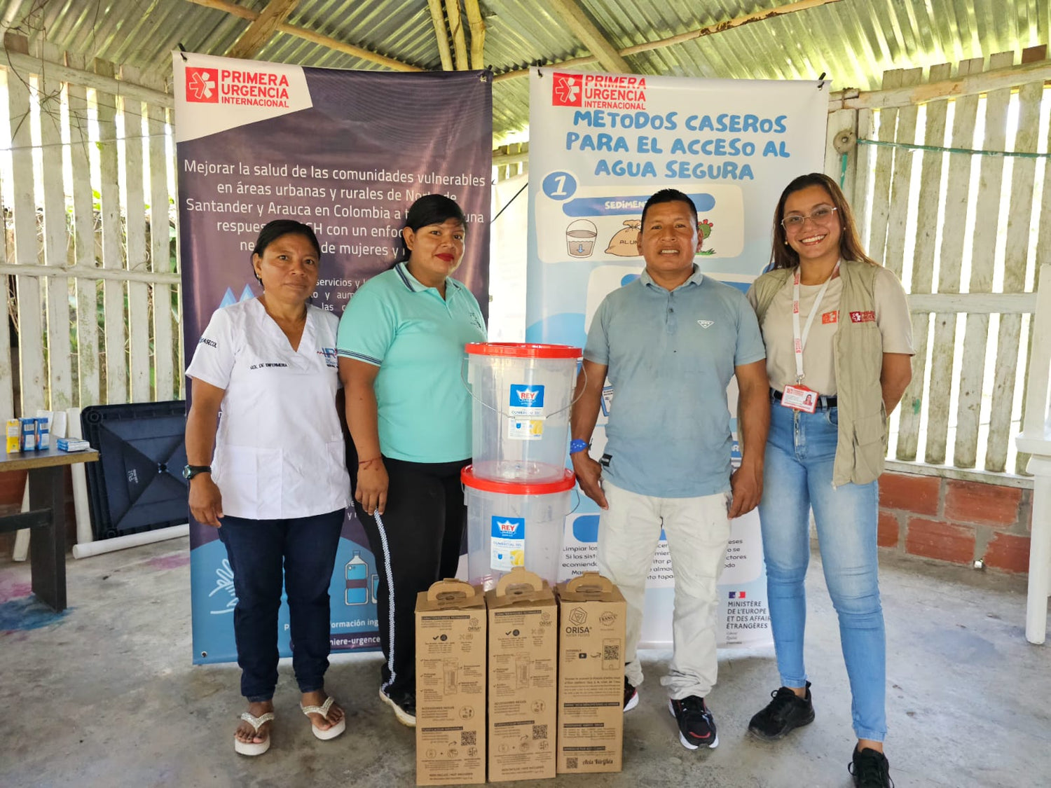 160 ORISA® déployés en Colombie par Première Urgence Internationale ...